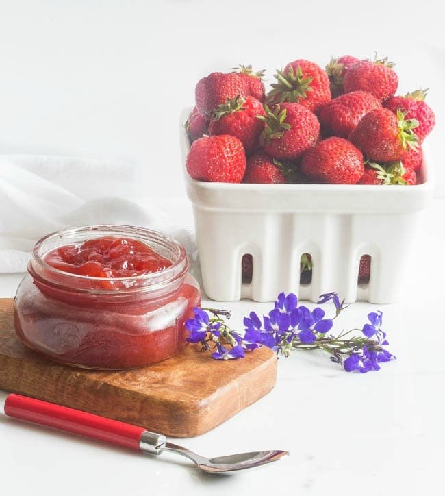 Quick Strawberry Jam (Refined Sugar Free) - Barrie Hill Farms