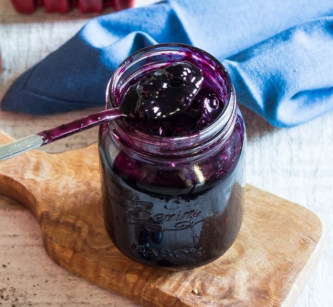 Easy 3 Ingredient Blueberry Sauce - Barrie Hill Farms